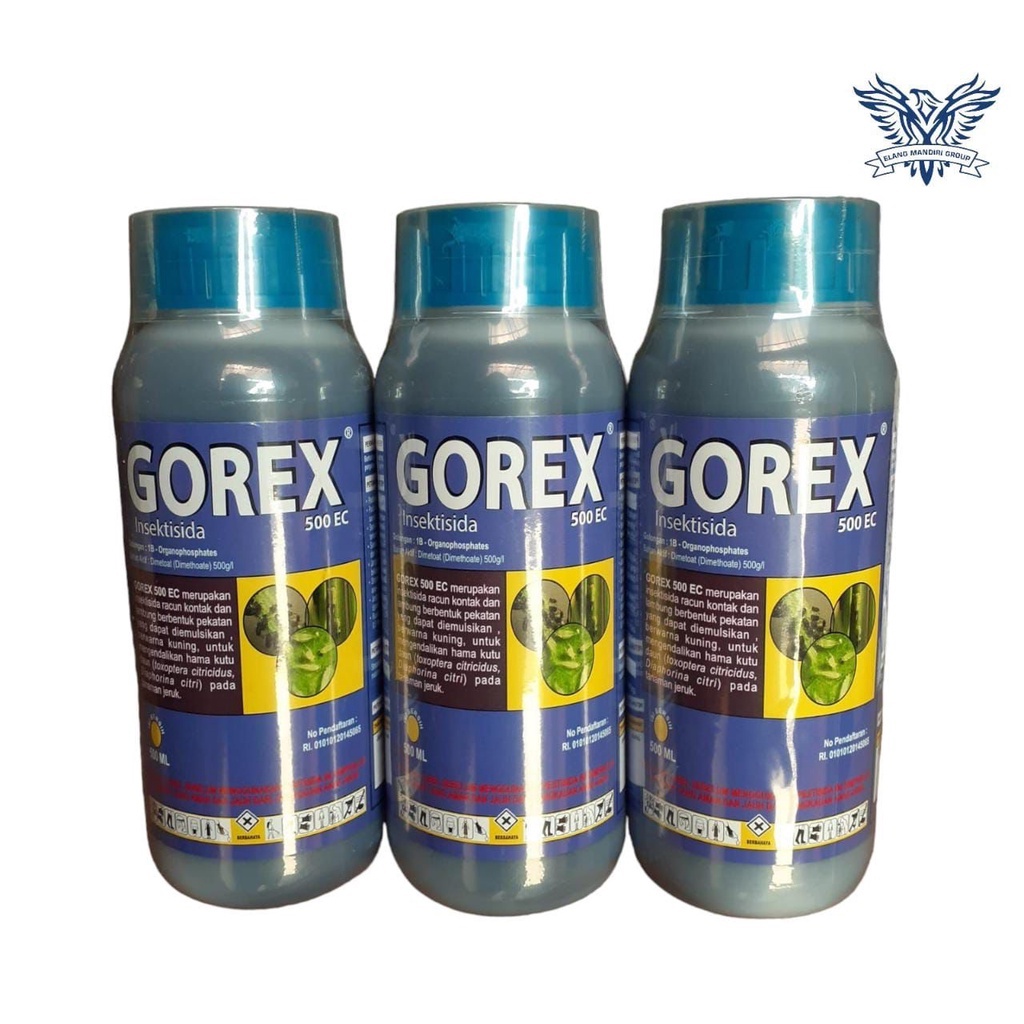 Jual Gorex 500EC 500ml Insektisida Dimetoat 500 g/l Pembasmi Hama Kutu ...