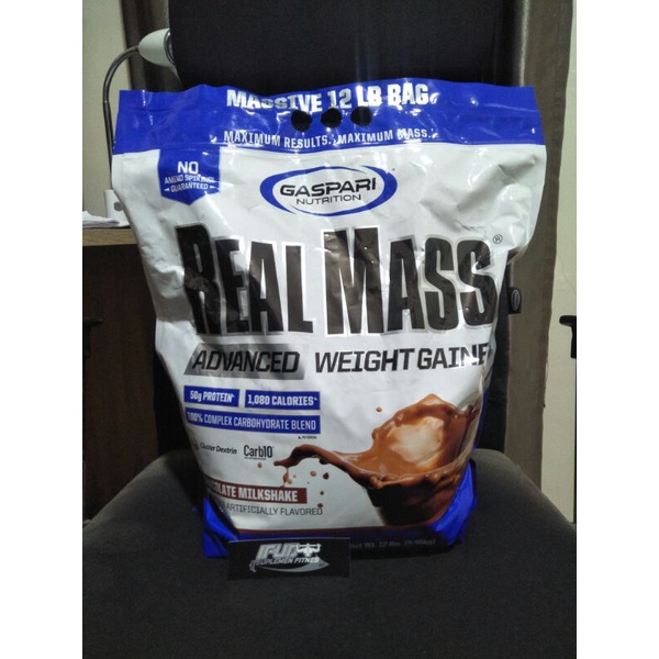 Jual Gaspari Nutrition Real Mass Gainer 12 lbs Advanced Weight Gainer ...