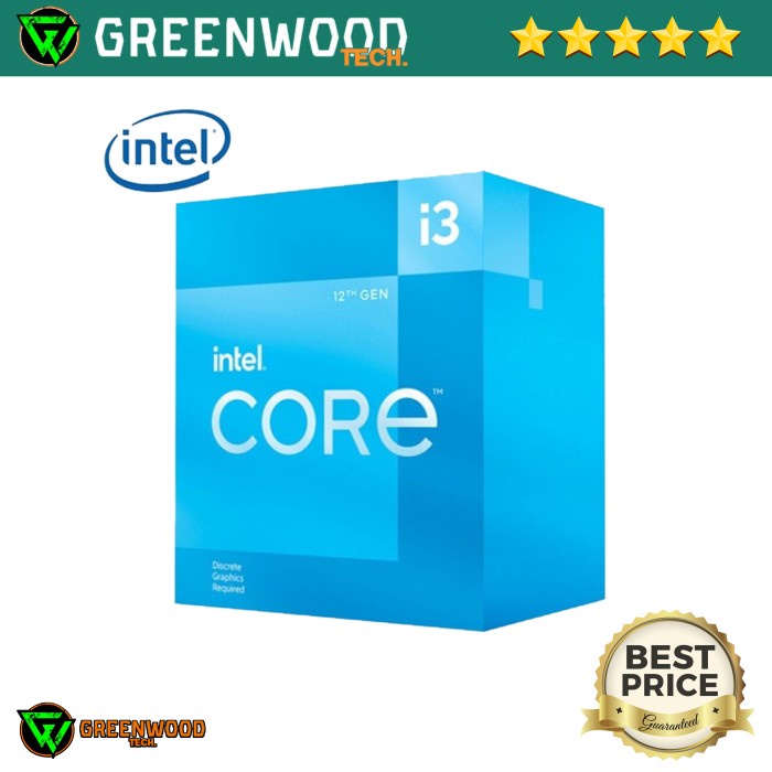 Jual Intel Core i3 12100F 3.3GHz Up To 4.3GHz [Box] Socket LGA 1700 ...