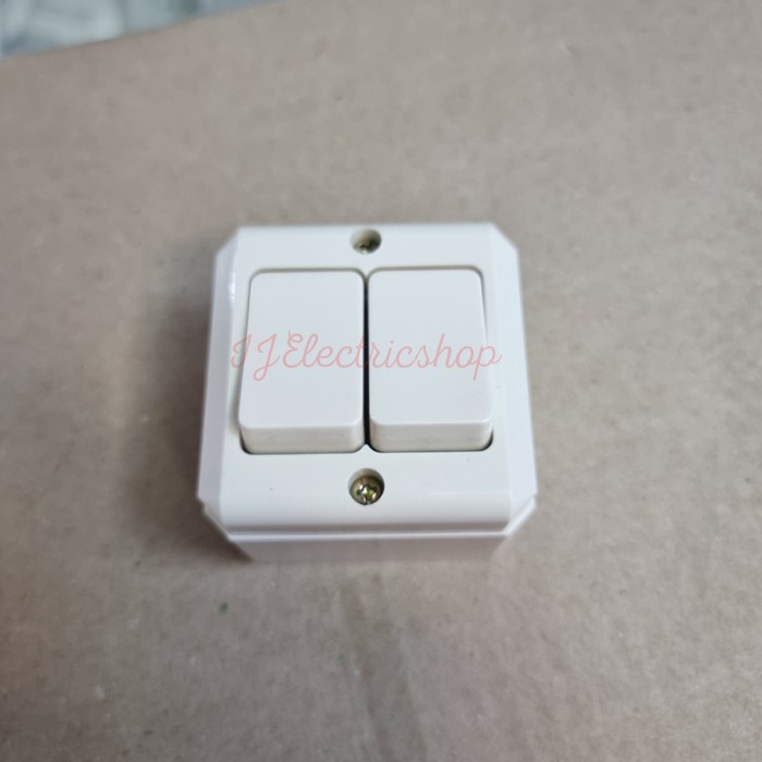 Jual SAKLAR SERI OUTBOW BROCO SAKLAR TEMPEL DOUBLE NEW GEE 16220 ...