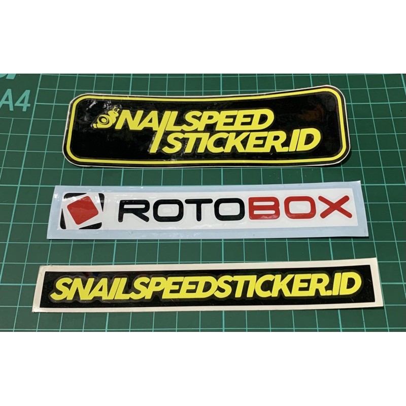 Jual sticker cutting Rotobox carbon 14x2 cm | Shopee Indonesia