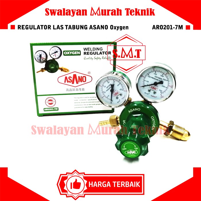 Jual Regulator Las Tabung Oksigen ASANO JAPAN Oxygen Welding Regulator Oxy ARO201-7M | Shopee ...