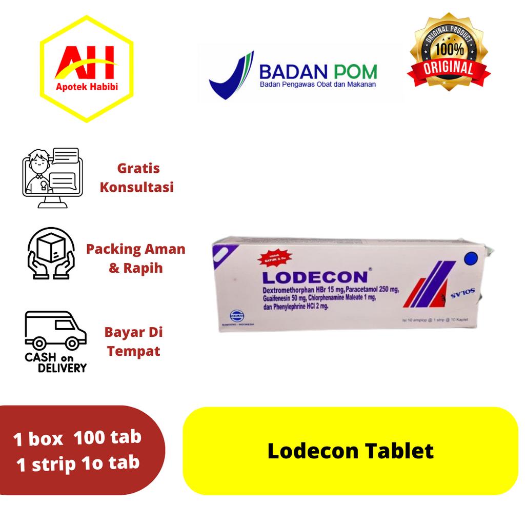 Jual LODECON STRIP 10 TABLET LODEKON LODECKON LODEXON LODEKSON OBAT ...