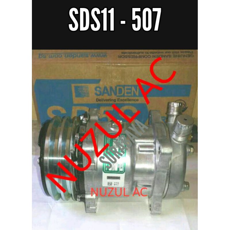 Jual Compresor Kompresor AC SDS11 SD507 UNIVERSAL 507 Sanden Original ...