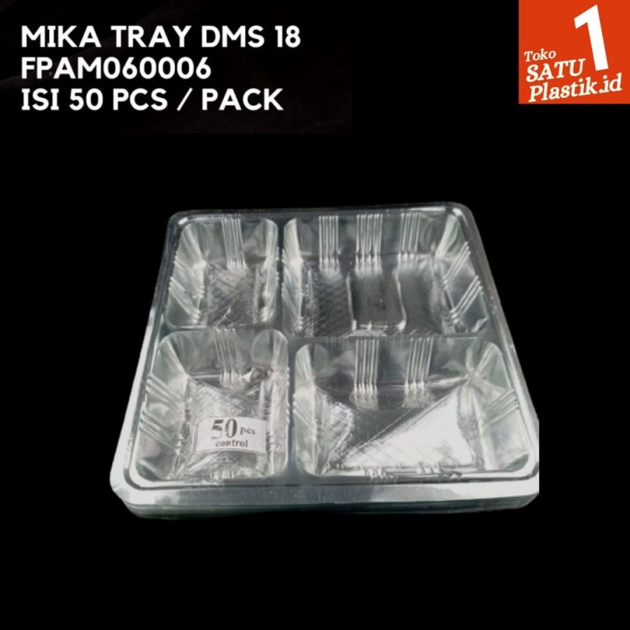 Jual MIKA TRAY DMS 18 ll MIKA TRAY SEKAT 4 TRAY MAKANAN | Shopee Indonesia