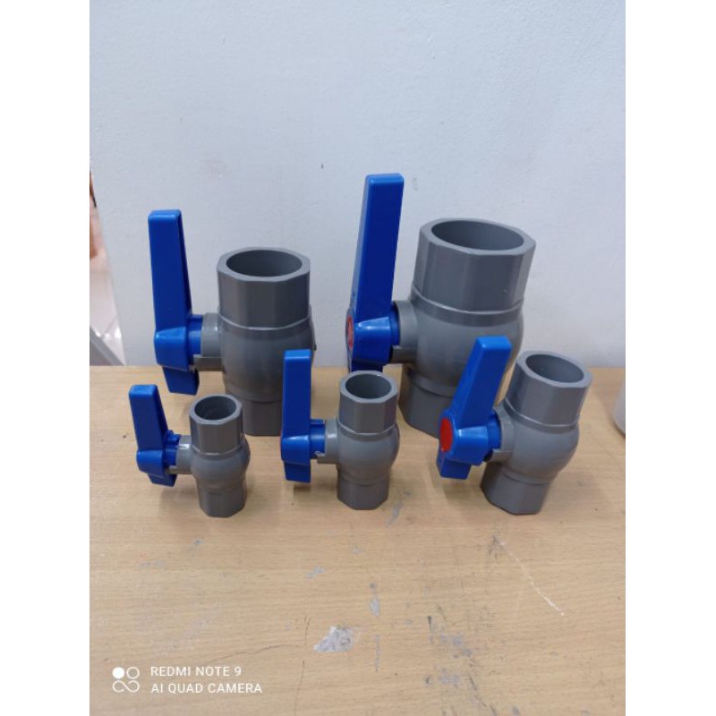 Jual Ball Valve PVC 06 Merk FRAP ukuran 1 inch | Shopee Indonesia