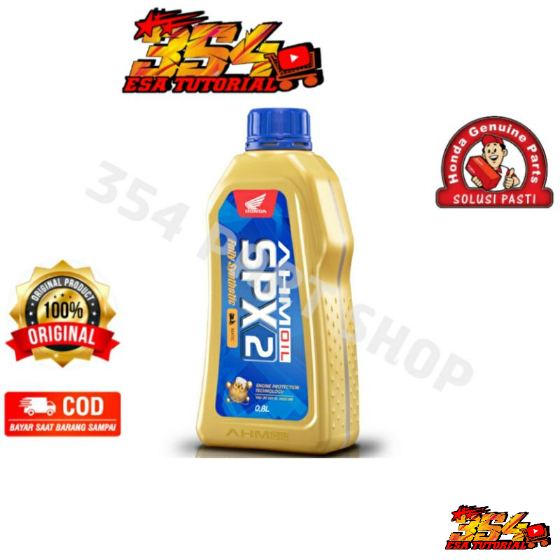 Jual Oli Motor Honda AHM Oil SPX2 – SLMB 0.8 L REP 082342MBK0LZ0 | Shopee Indonesia