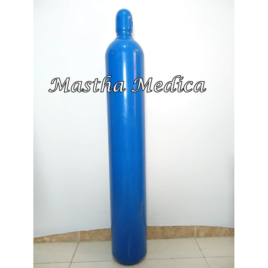Jual Tabung oksigen + isi Oxygen Oxigen 6 m3 6m3 meter kubik | Shopee ...