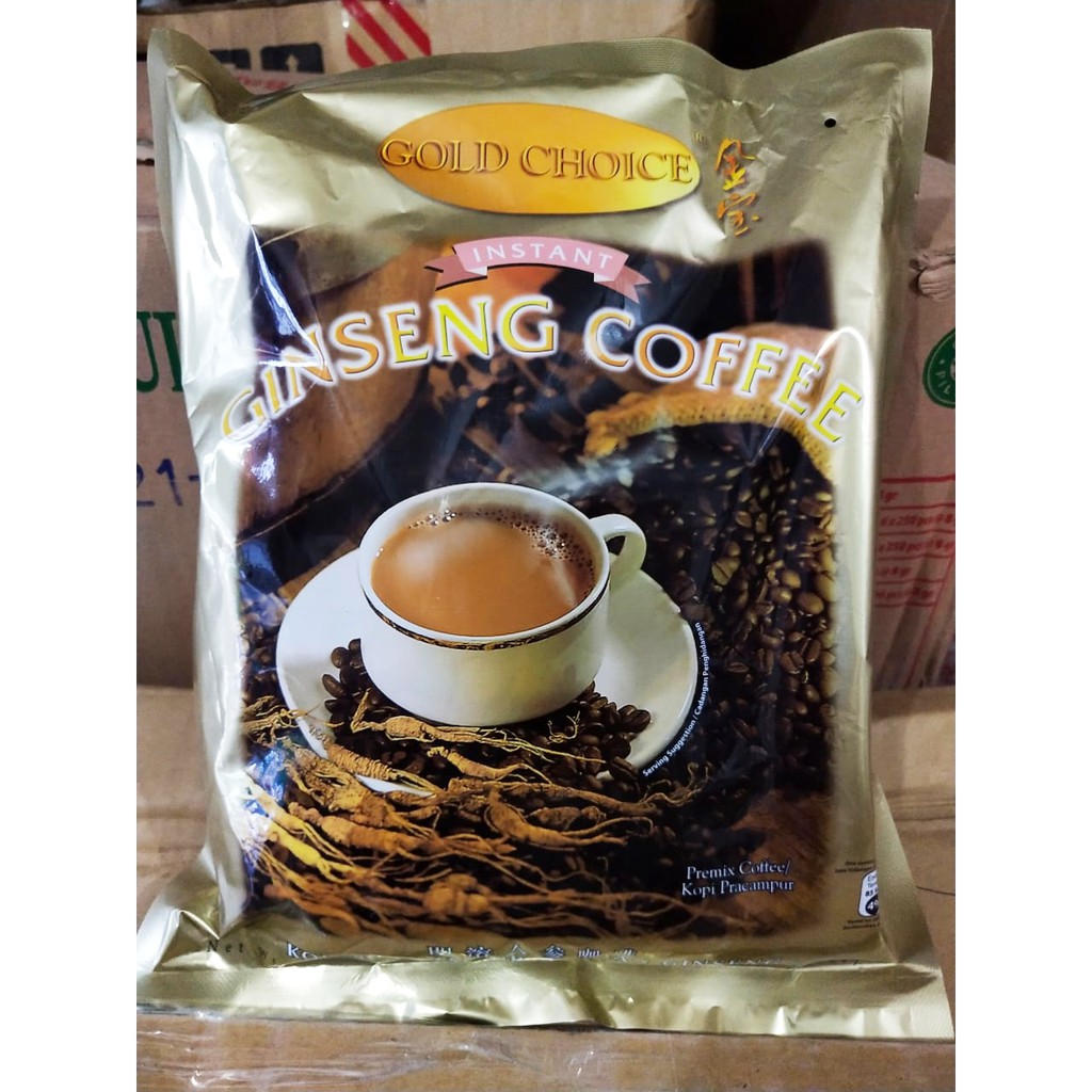 Jual Kopi Gold Choice Instant Ginseng Coffee | Shopee Indonesia
