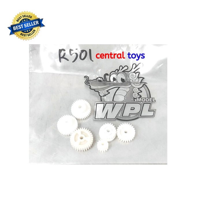 Jual set gear plastik gearbox dual speed WPL B16 C24 C34 MN D90 MN99S ...