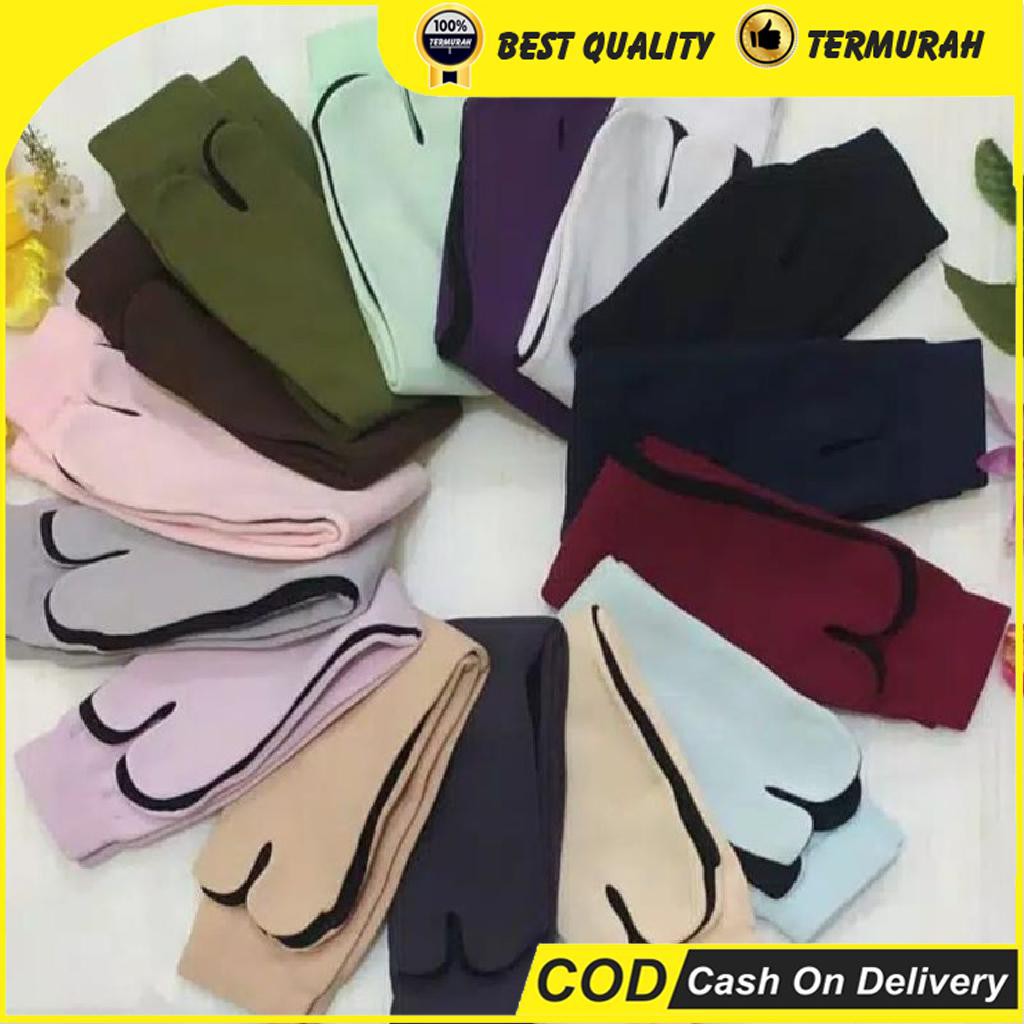 Jual 99 - Kaos Kaki jempol Telapak Hitam KaosKaki Muslimah KAOSKAKI HIJAB COD | Shopee Indonesia