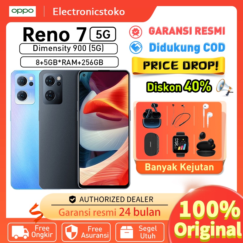 Jual OPPO Reno7 5G RAM 8GB ROM 256GB 6.43 inches Fast charging 65W 64 ...