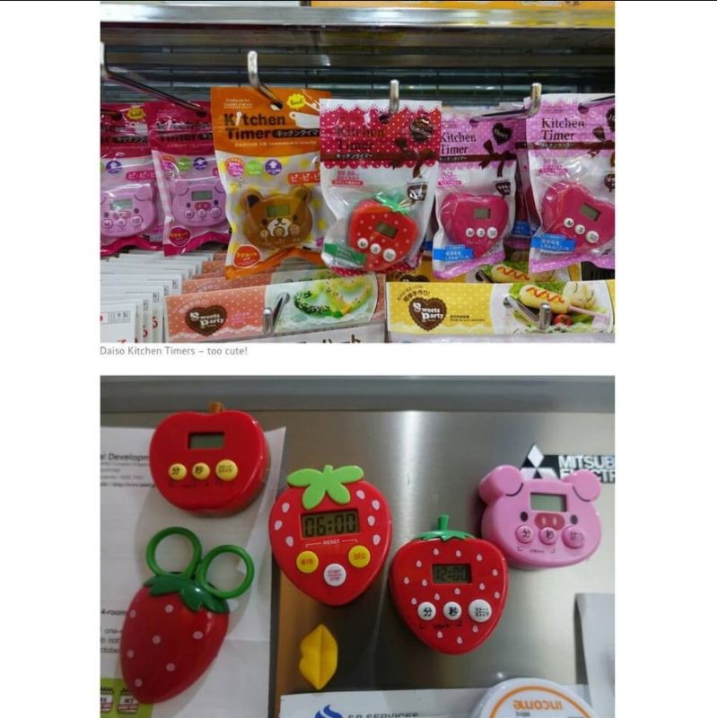 Jual Daiso Kitchen Timer / Alarm Masak Dapur Daiso Kitchen Timer ...