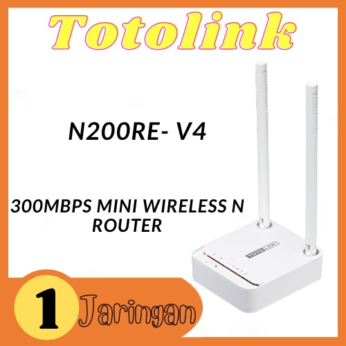 Jual Totolink N200RE-V4 300Mbps Mini Wireless N Router | Shopee Indonesia