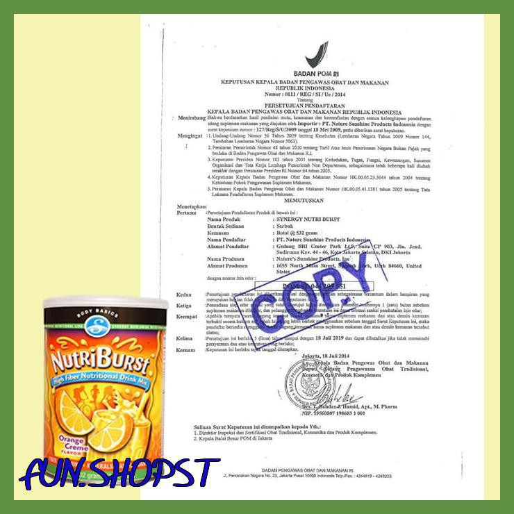 Jual NUTRIBURST SYNERGY - MULTIVITAMIN ANAK DAN DEWASA - VITAMIN IMUN ANAK | Shopee Indonesia