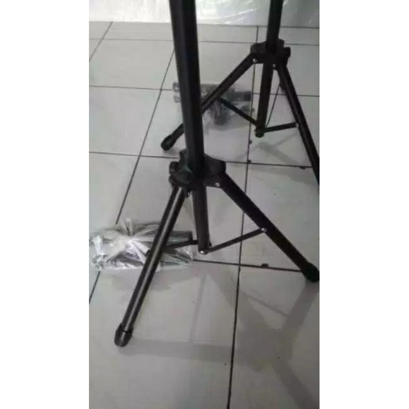Jual Stand 2 sisi, alat display poster. Tripod besi | Shopee Indonesia
