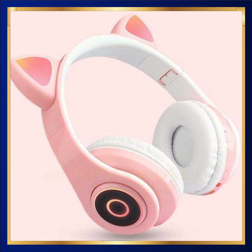 Jual Bluetooth Headset Headphone Telinga Kucing Cute Cat Ear - CXTB39 ...