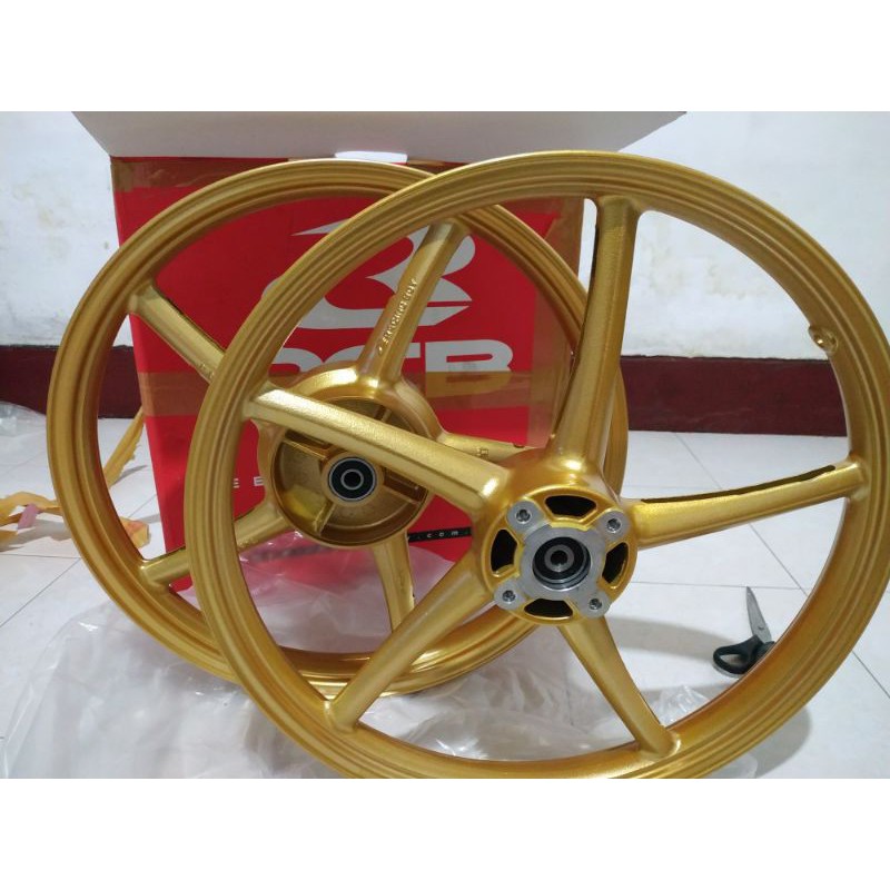Jual VELG RCB Racing boy SP 522 Palang 5 Gold Yamaha Legenda/Vega R ...