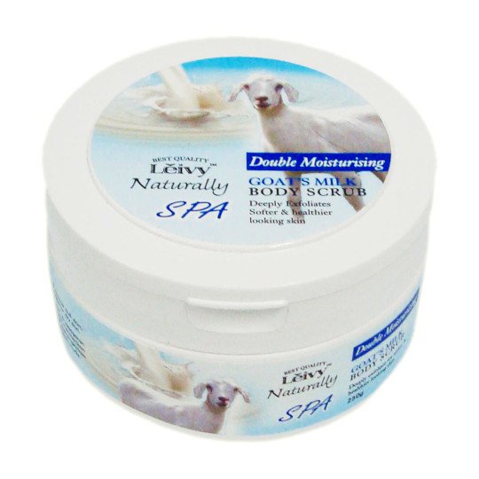 Jual Leivy SPA Double Moisturising Goats Milk Body Scrub 250g | Shopee ...