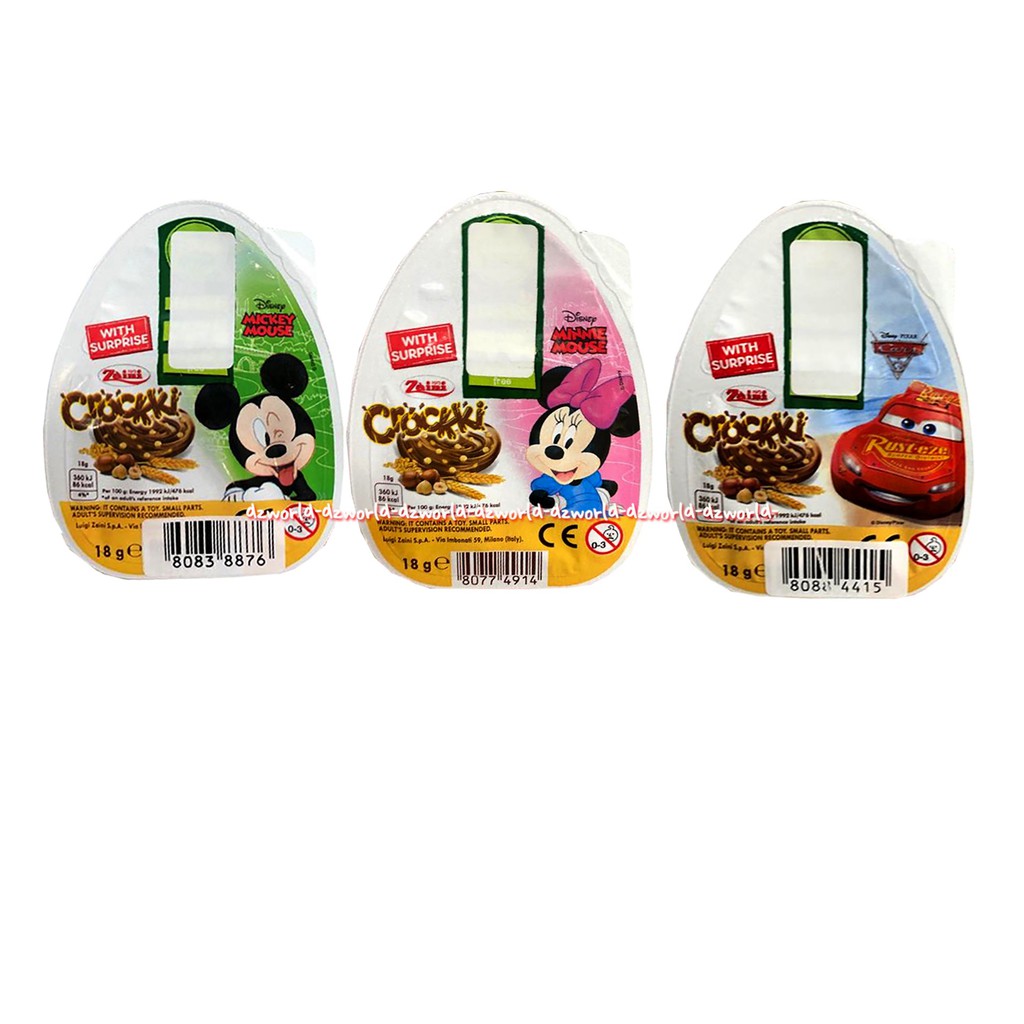 Jual Zaini Crockki With Surprise Frozen Miceky Mini Mouse Cokelat ...