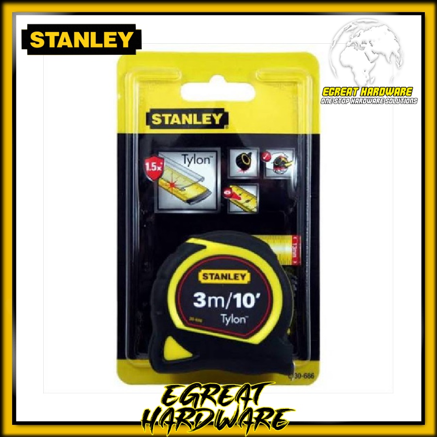 Jual Meteran Stanley 30-686 Measuring Tape Powerlock 3 Meter | Shopee ...