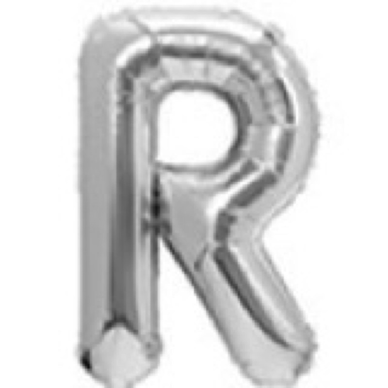 Jual Balon Huruf SILVER A-Z Ukuran 40cm / Balon Huruf / Balon Pesta ...
