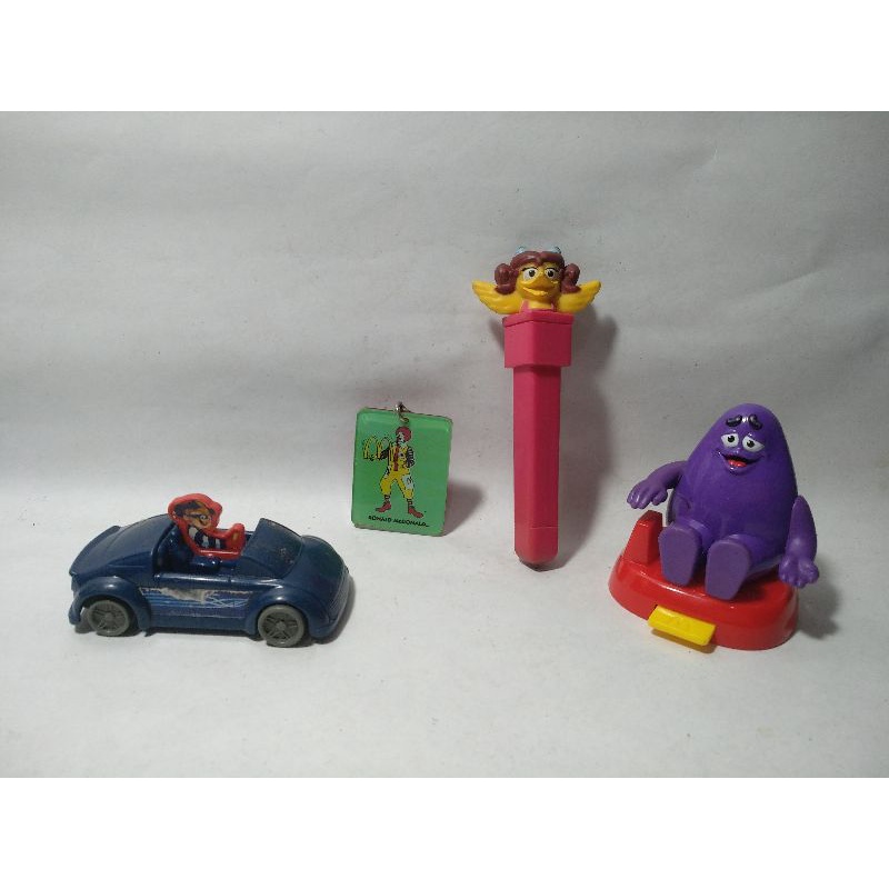 Jual Maskot Ganci Gantungan Kunci Ronald Keychain Mobil Hamburglar Car Birdie Pen Bolpoint ...