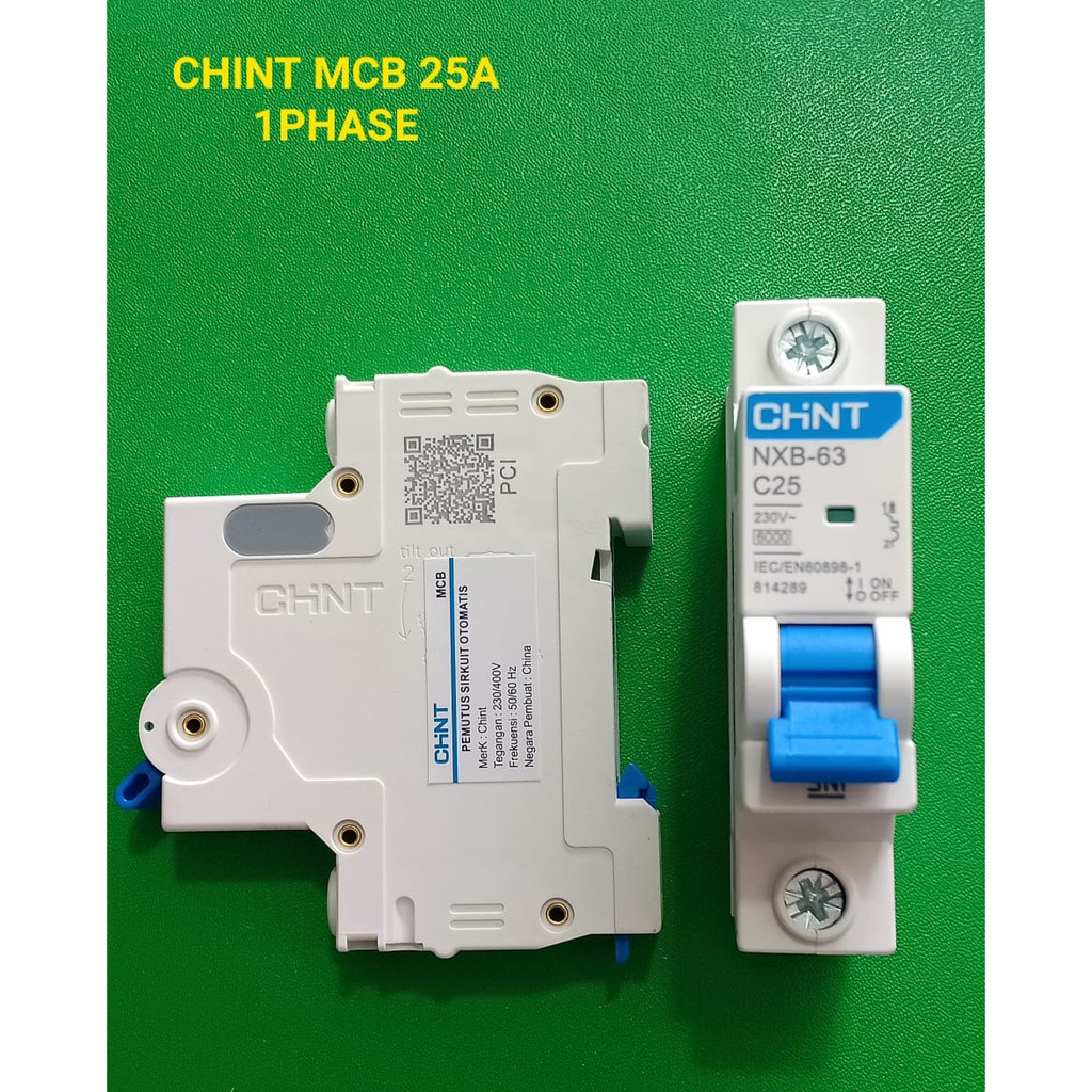 Jual MCB Chint 1P 1 Phase NXB-63 25A | Shopee Indonesia