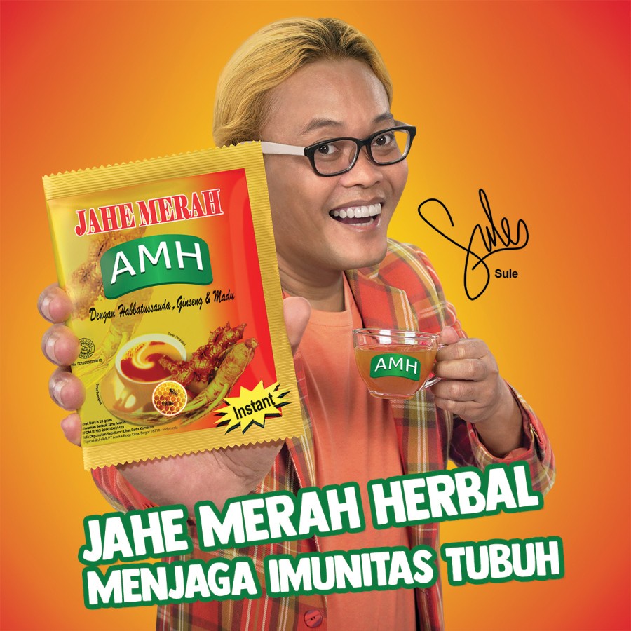 Jual Jahe Merah Super AMH RENCENG 10sachet Minuman Jahe Instan Bubuk ...