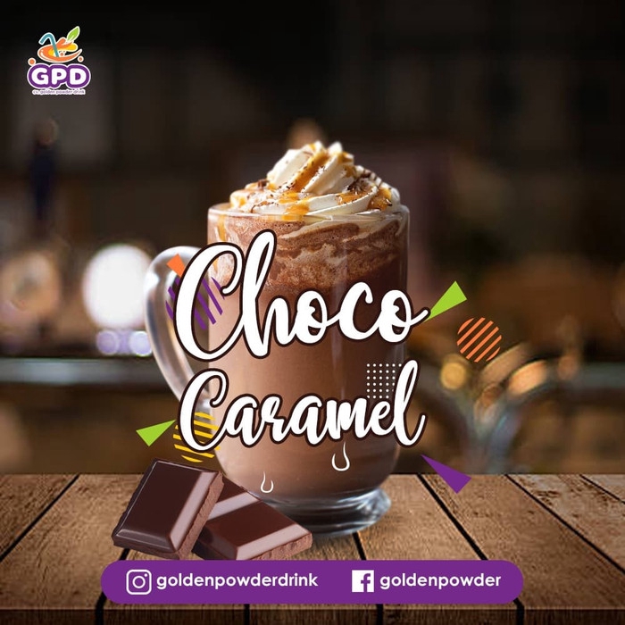 Jual GOLDEN POWDER - Choco Caramel Powder 1 KG - Bubuk Minuman Premium ...