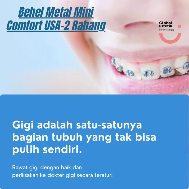 Jual Behel Metal Mini Comfort USA-2 Rahang | Shopee Indonesia