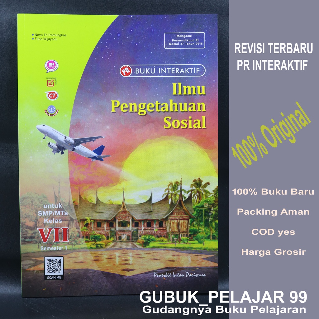 Jual PR INTERAKTIF IPS Kelas 7 Semester 1 SMP/Mts Intan Pariwara Edisi HVS 2021-2022 | Shopee ...