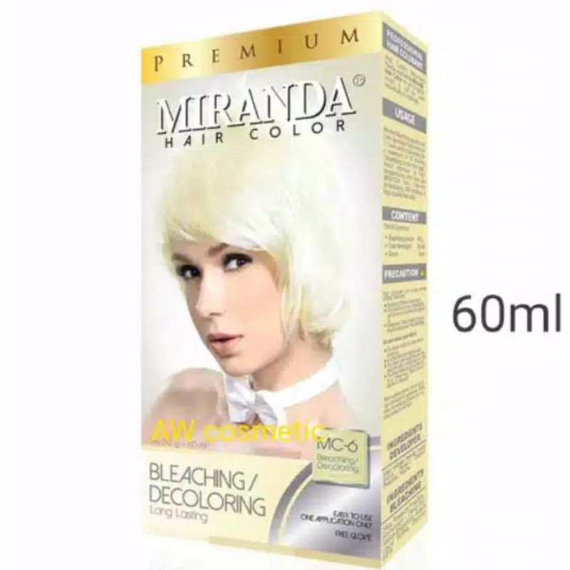Jual Miranda Premium Hair Colour 30ML + Peroxide 30Ml | Shopee Indonesia