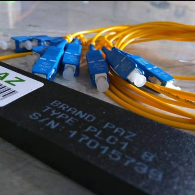 Jual Passive Splitter 1 8 Modular Mini SC UPC Merek PAZ Fiber Optik ...