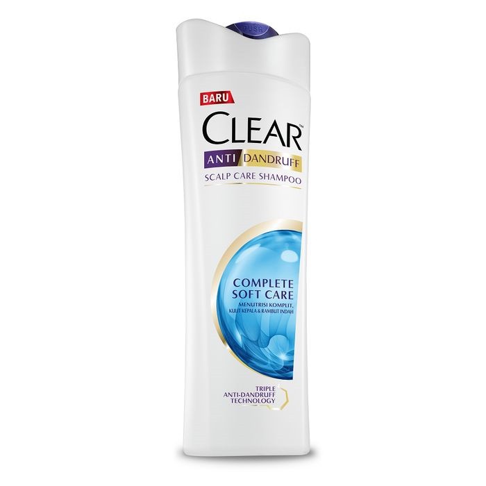 Jual Clear Shampoo Complete Soft Care 160ml - Shampo Clear Biru 160 ML ...