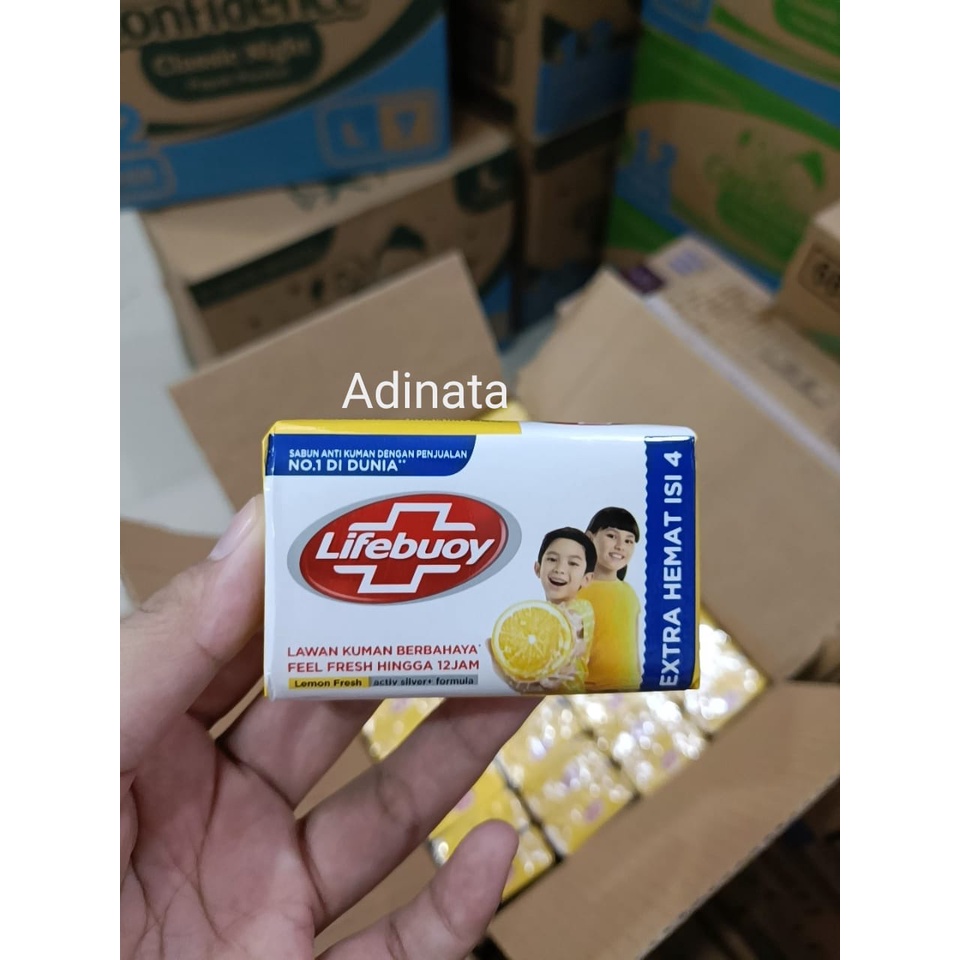 Jual Lifebuoy Sabun Mandi Batang 60 gr Lifeboy 60g Warna Kuning Lemon ...