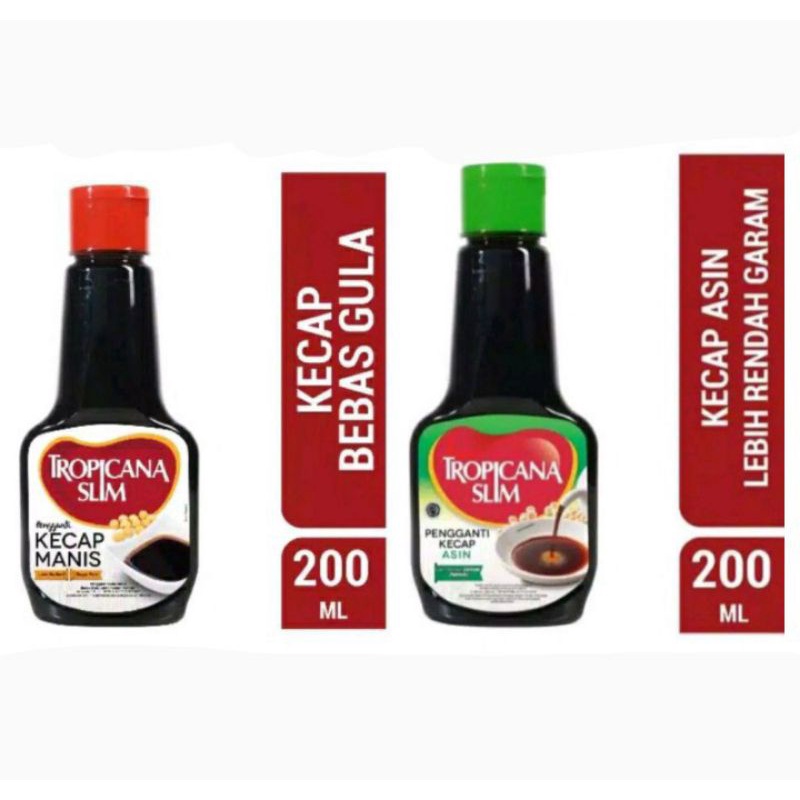 Jual Tropicana Slim Pengganti Kecap Asin / Kecap Manis Rendah Gula ...