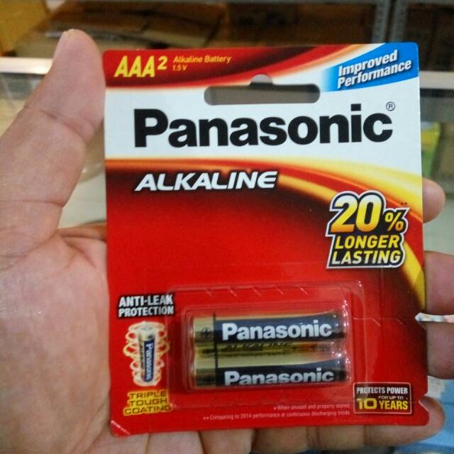 Jual Baterai batrai batre aaa a3 panasonic alkalin alkaline asli ori ...