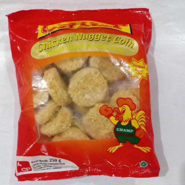 Jual CHAMP chicken nugget coin 200gr | Shopee Indonesia