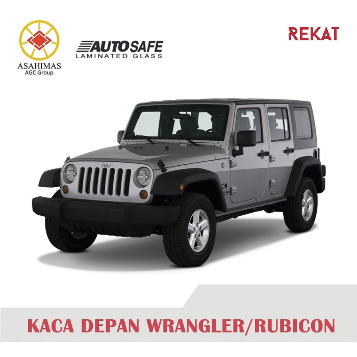 Jual Jeep Wrangler Rubicon Kaca Depan Kaca Mobil Asahimas Oem Tahun