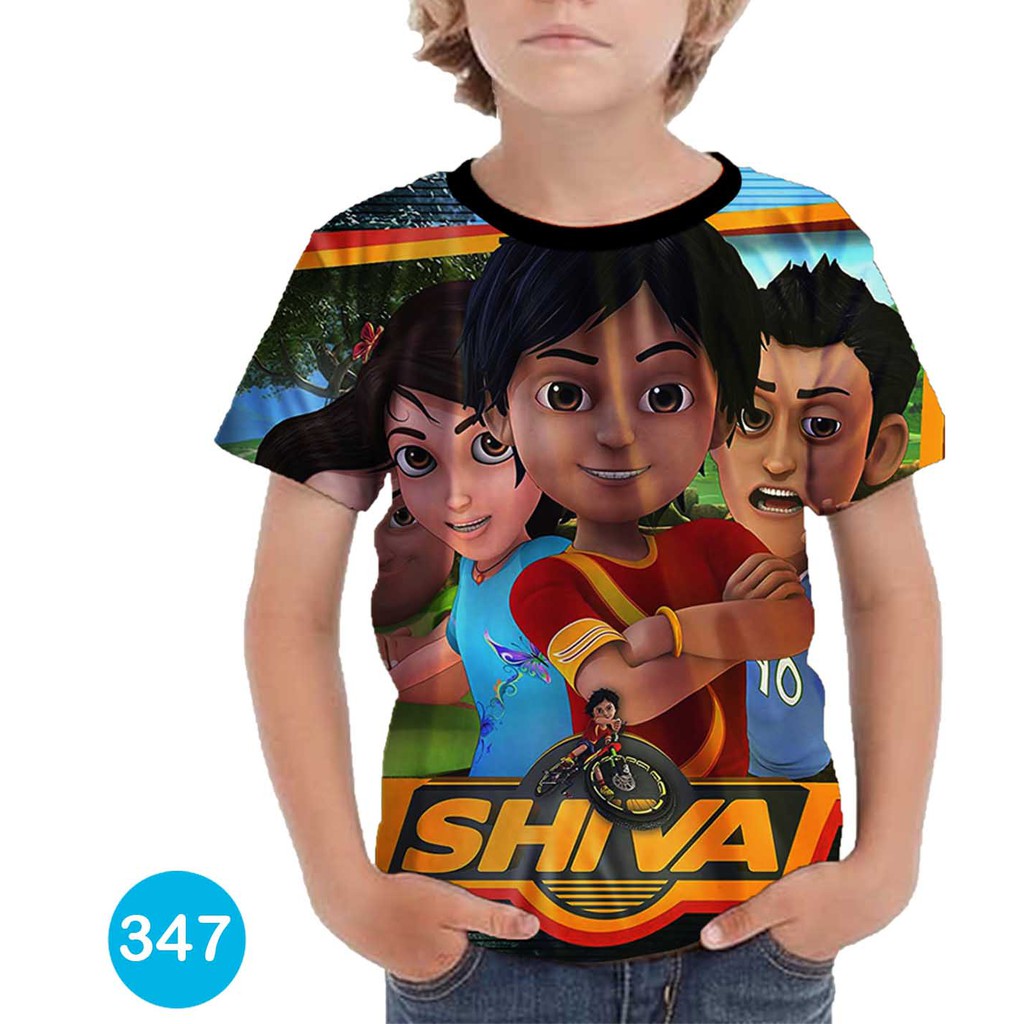Jual Baju Anak Shiva Karakter Kartun 3D Baju Serial Kartun Anak #347 ...