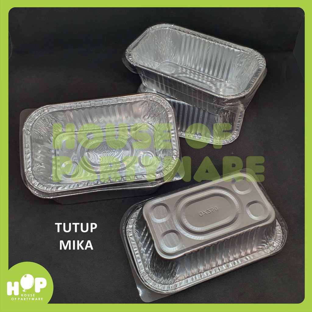 Jual Alumunium Foil Cup OX 250 + Tutup Mika / Box Mentai / Cinnamon Roll / Macaroni / Lasagna ...