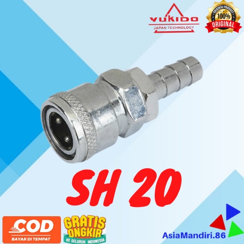 Jual coupler sambungan selang angin copler SH20 PH20 SM20 PM20 PF20 SF20 | Shopee Indonesia