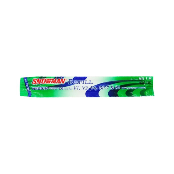 Jual Jual Refill Pulpen Snowman Refill Pen V1 V2 V6 BP 7 S1 MEDIUM 1 ...