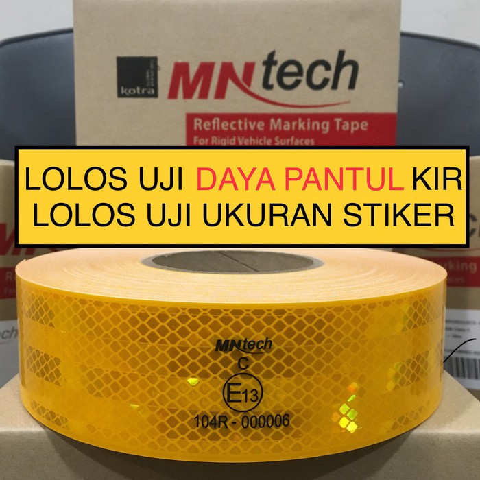 Jual Dijual Stiker reflektor 60cm - pemantul cahaya MN TECH (KUNING ...