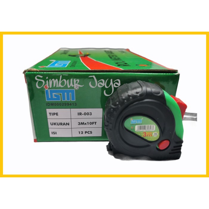 Jual Meteran Karet IGM 3 Meter (3m) / Rol Meter | Shopee Indonesia