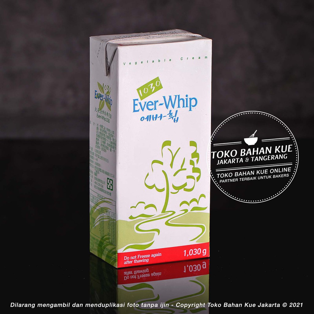 Jual EverWhip Cream 1030 Vegetable Krim Masak Whip Vegan Nabati Ever ...