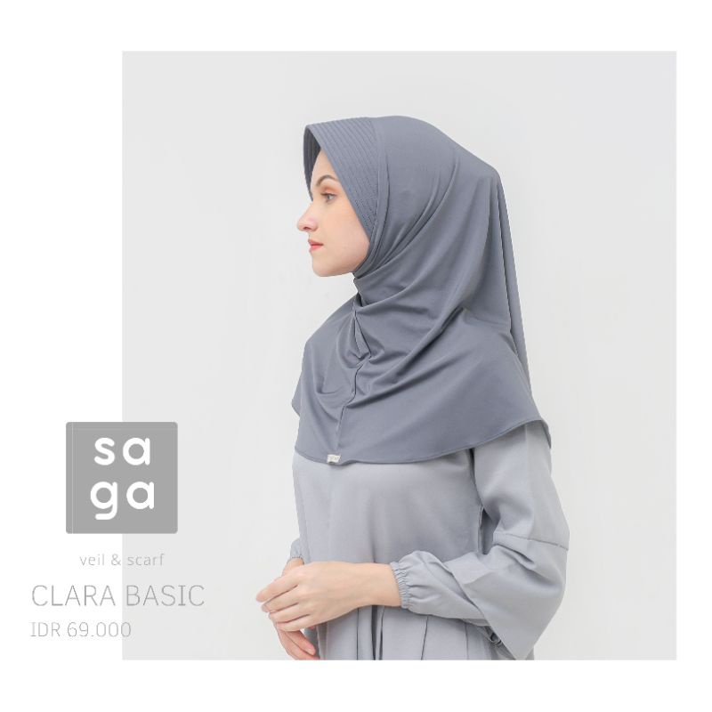 Jual Kerudung sekolah saga jilbab sekolah - Clara Basic | Shopee Indonesia