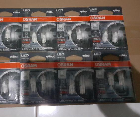 Jual Bohlam Senja/bohlam Tancap LED Osram T10 W5W Retrofit Putih Cool ...