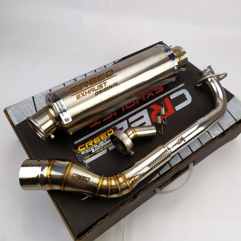 Jual [Original] Creed Exhaust knalpot racing for Beat fi, Vario 125 150 ...